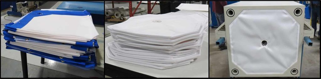 Filter Cloth Installation - M.W. Watermark